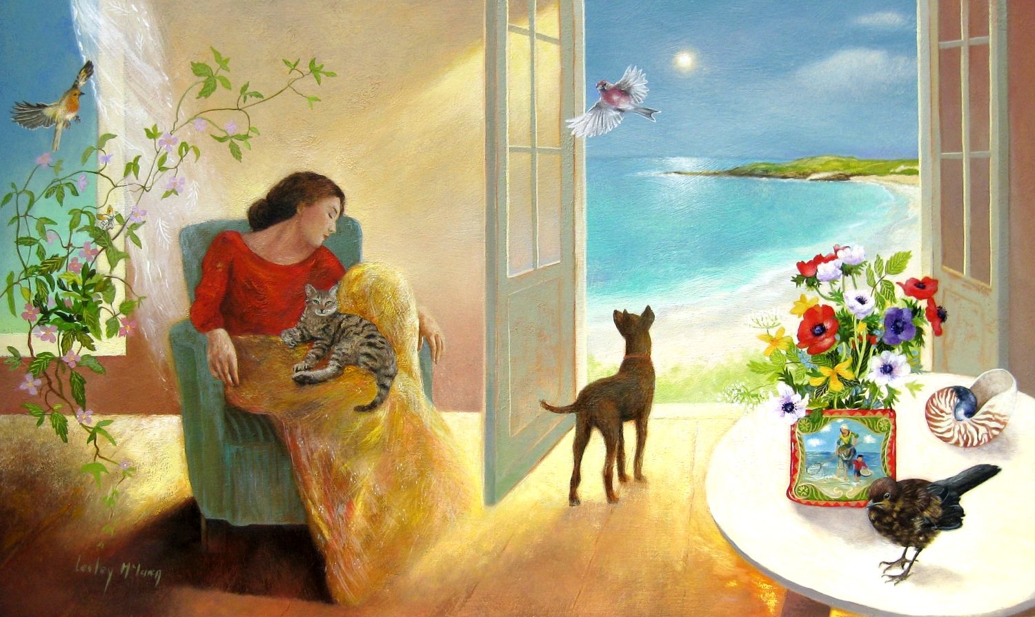 Lesley McLaren | A Room with a View – ScotlandArt Gallery